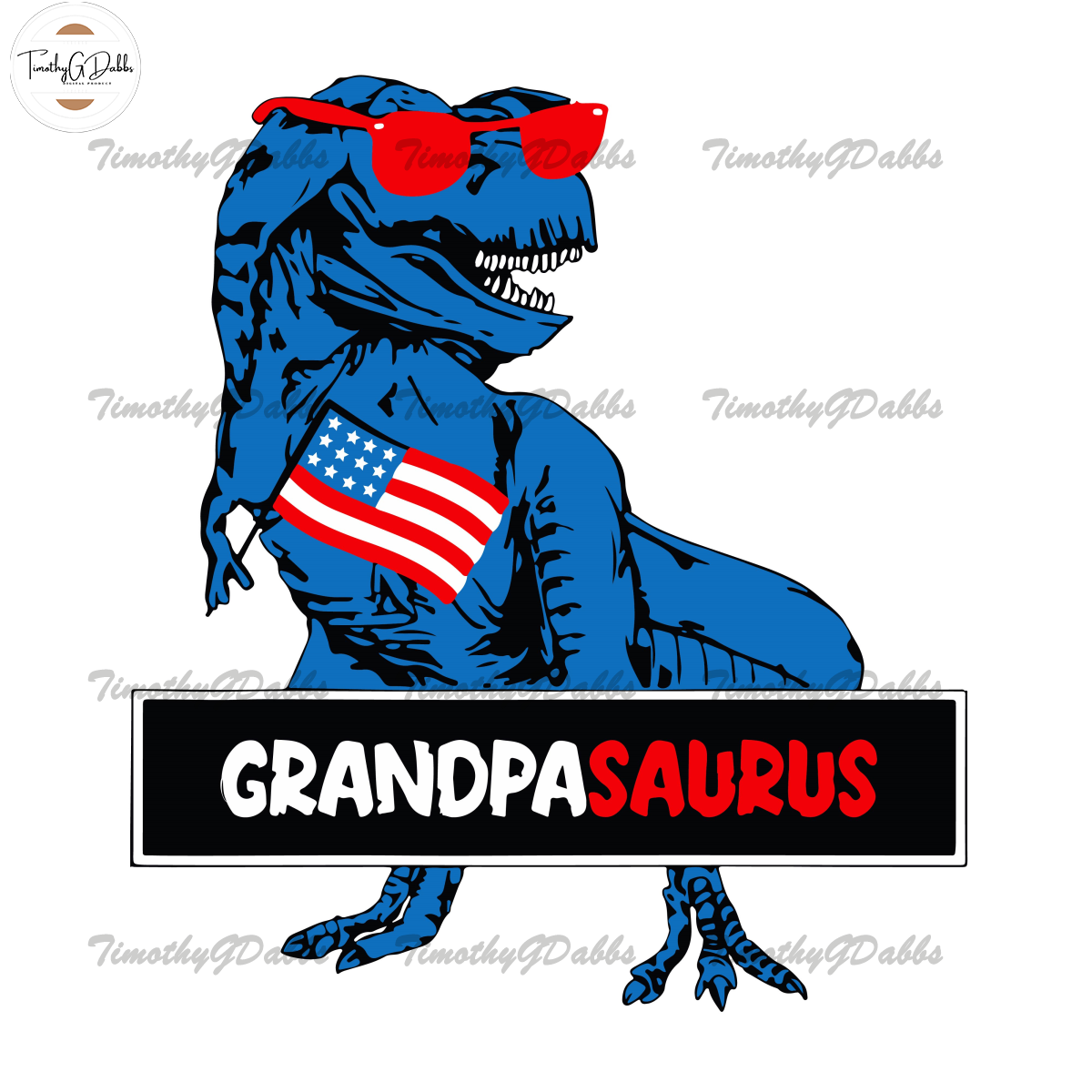 Grandpasaurus 4th Of July SVG PNG, Family Dinosaur SVG, Happ | Inspire ...