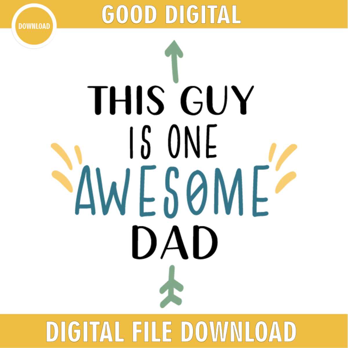 This Guy Is One Awesome Dad SVG | Inspire Uplift