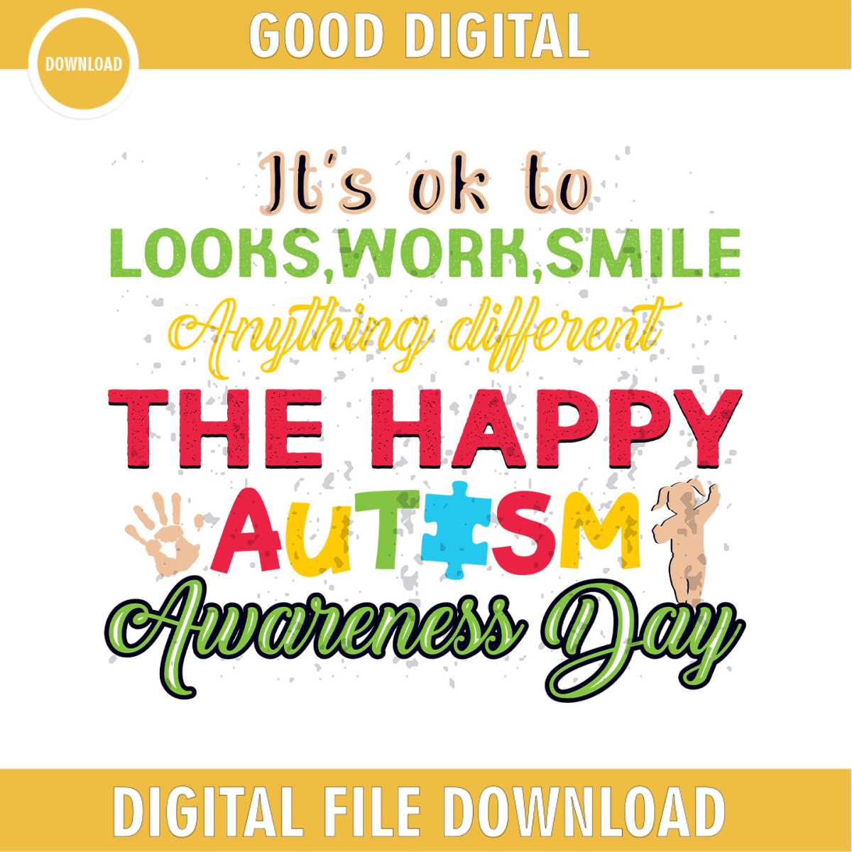 The Happy Autism Awareness Day Quotes PNG | Inspire Uplift