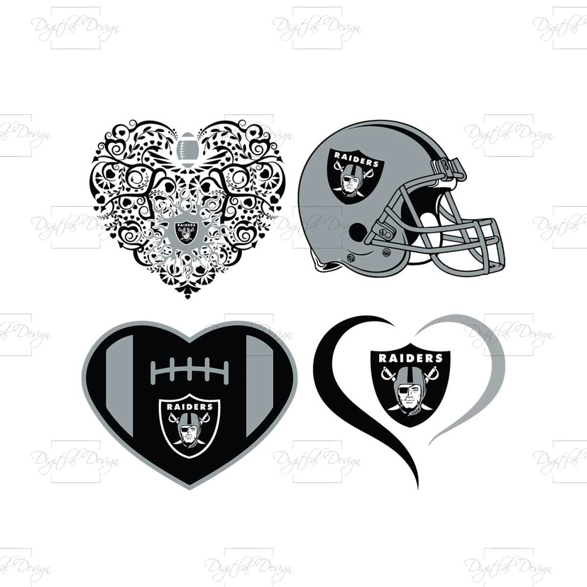 RAIDERS FOOTBALL SVG,Raiders football Design, Raiders SVG Fi | Inspire ...