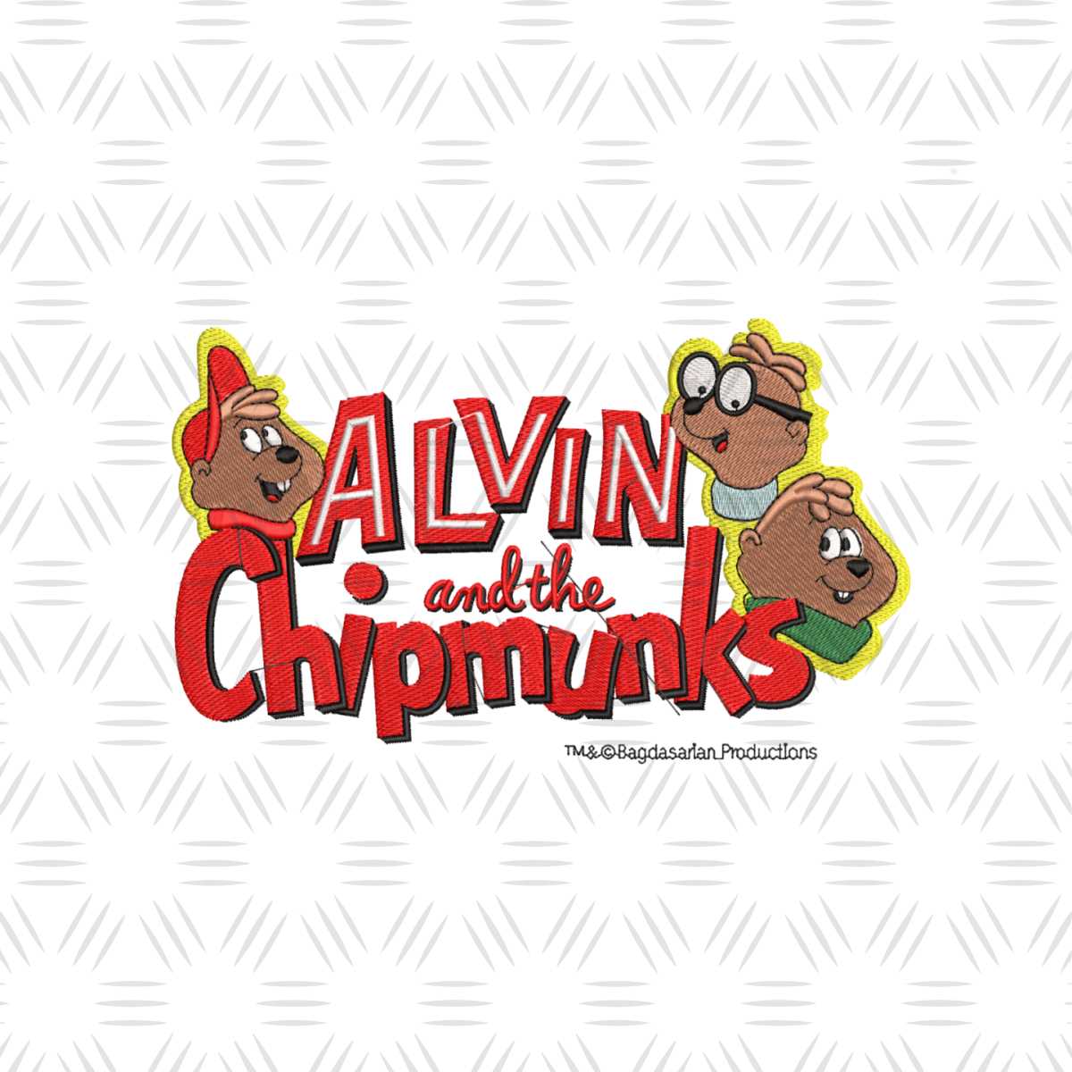 Alvin and The Chipmunks Logo Embroidery ,png | Inspire Uplift