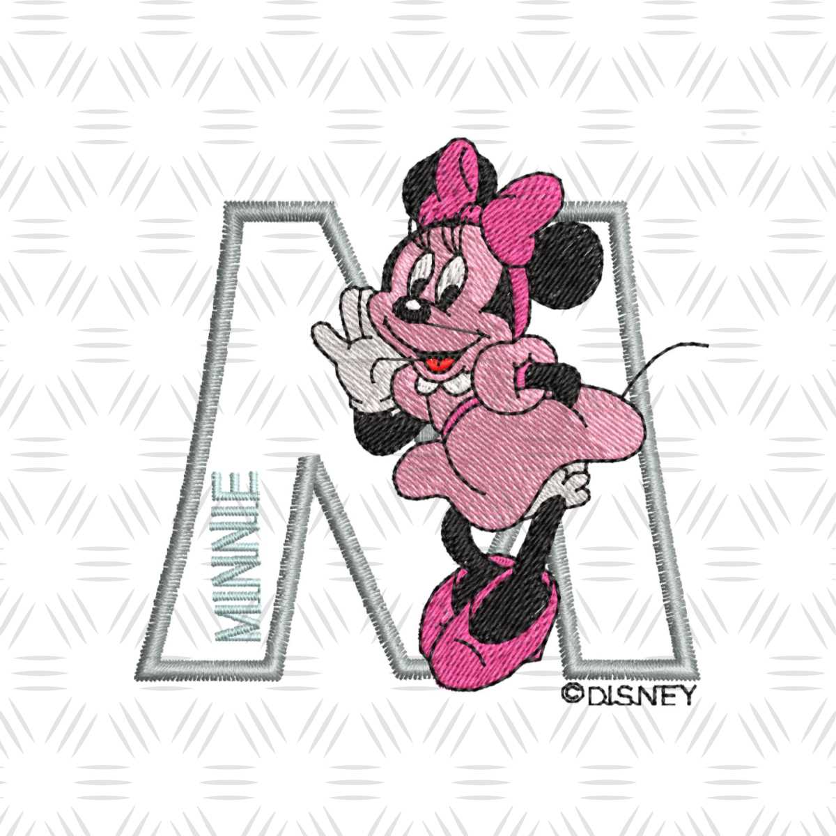 Minnie Mouse Embroidery Design | Inspire Uplift