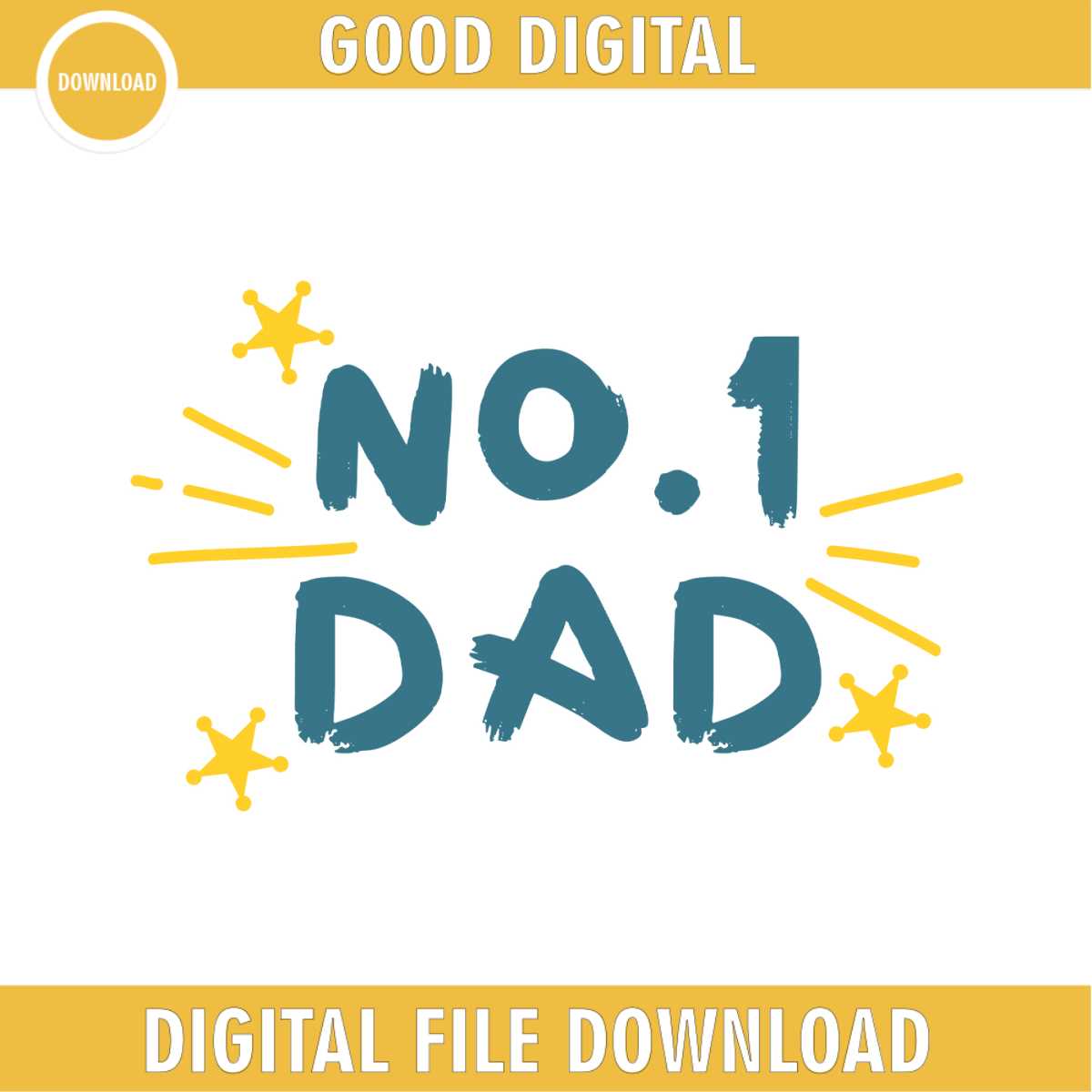 World Number One Dad SVG | Inspire Uplift