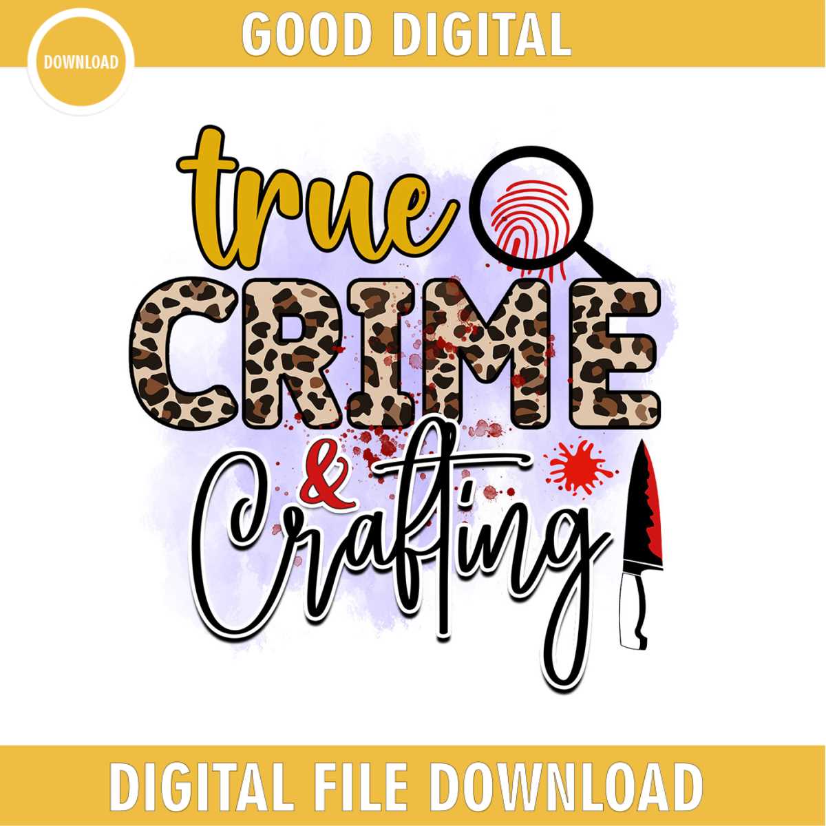 True Crime & Crafting PNG | Inspire Uplift