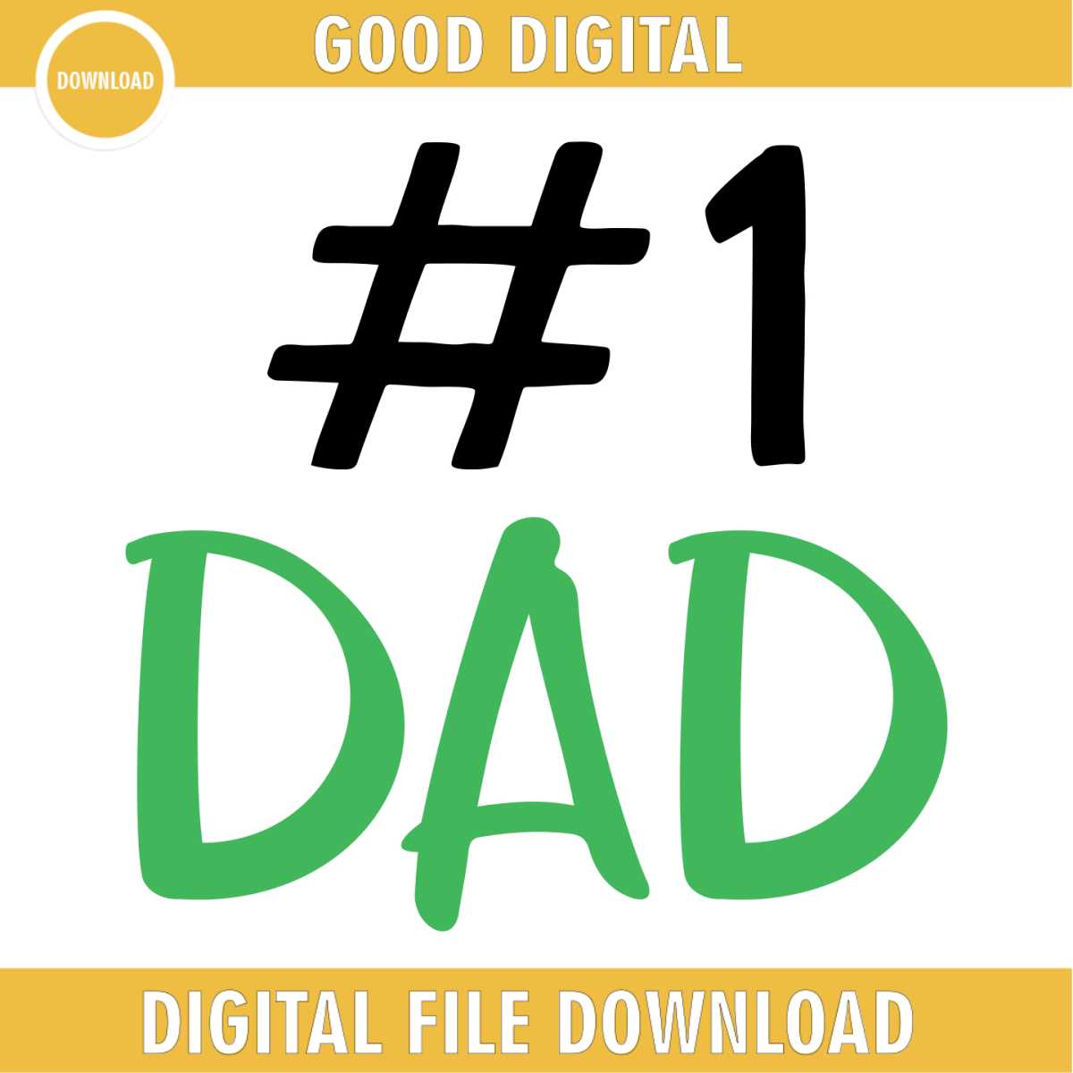 My Dad Is Number One Svg | Inspire Uplift