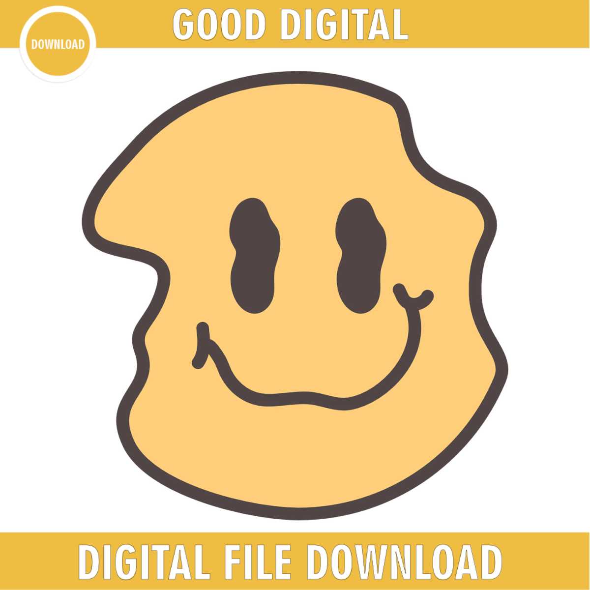 Patriotic Squiggly Smiley Face 4th Of July Day SVG | Inspire Uplift