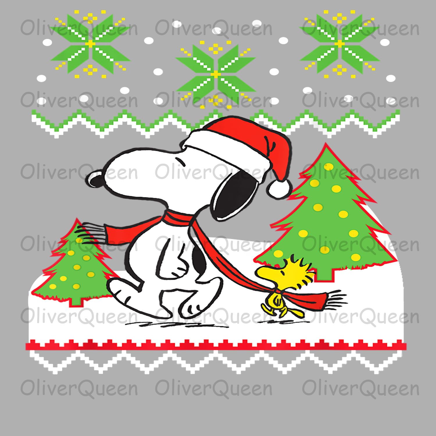 Peanuts Santa Snoopy, Christmas PNG, Christmas PNG Sublimati - Inspire ...