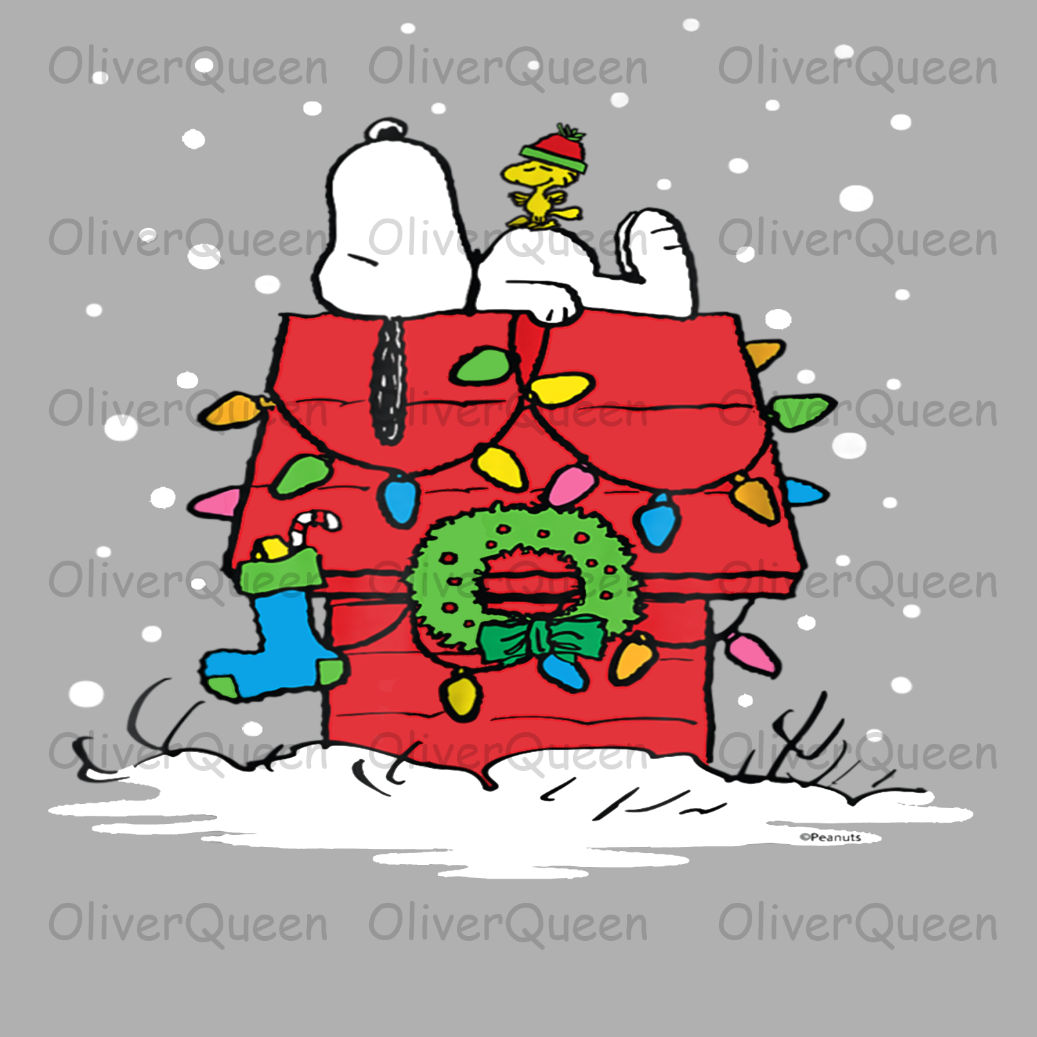 Peanuts Snoopy And Woodstock Stocking Light Up, Christmas PN - Inspire ...