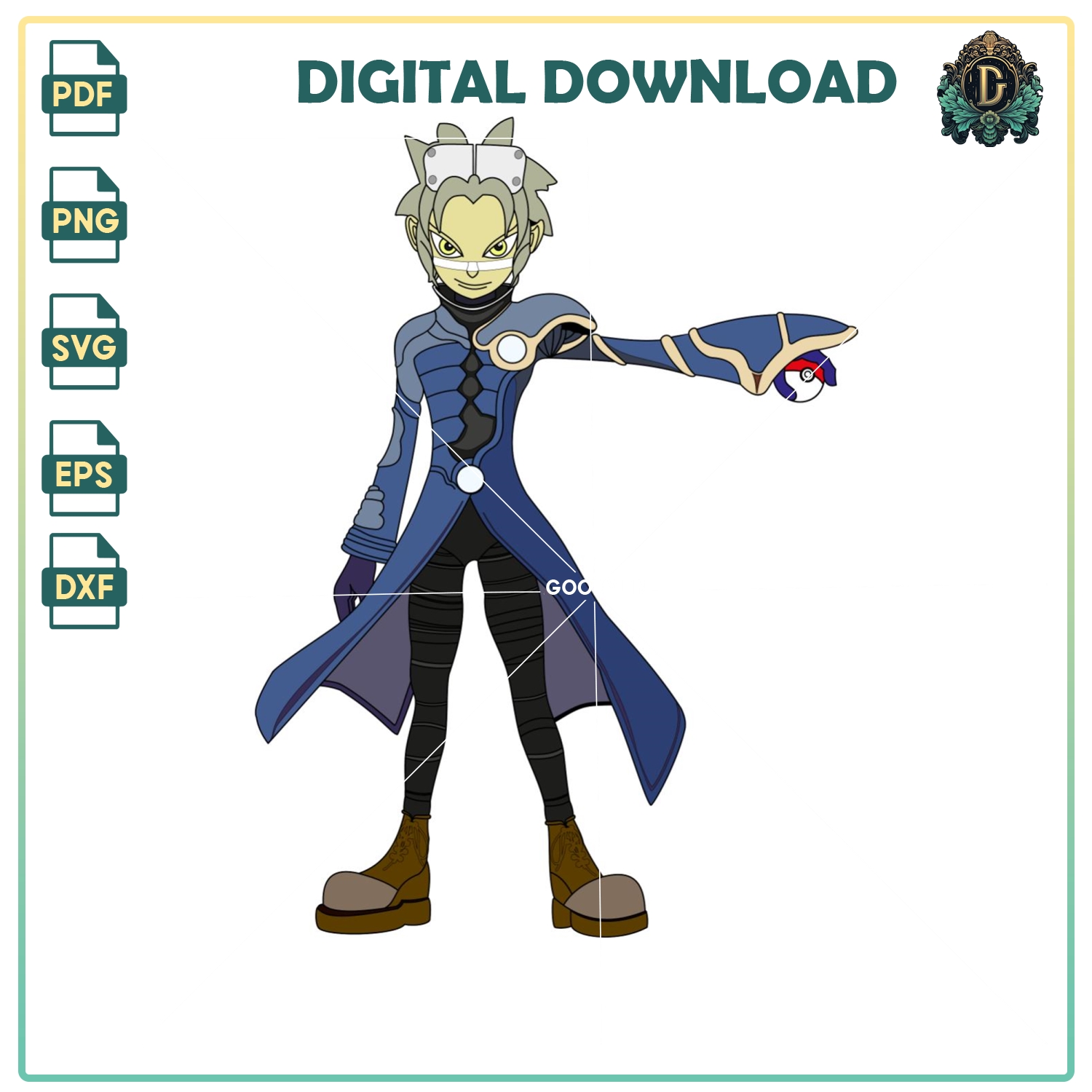 Cartoon Characters Pokemon Colosseum Wes SVG Cutting Files - Inspire Uplift