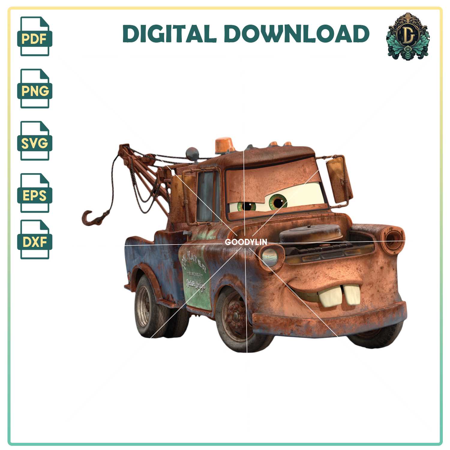 Mater Png, Cars Animated World Adventure Lightning McQueen, | Inspire ...