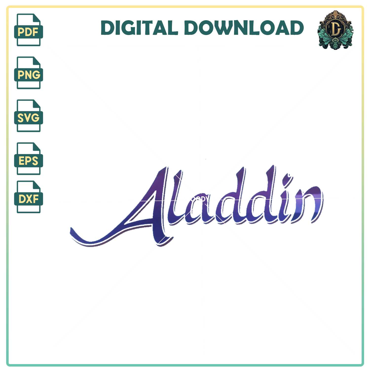 Aladdin quotes memorable lines adventure fantasy PNG Vector | Inspire ...