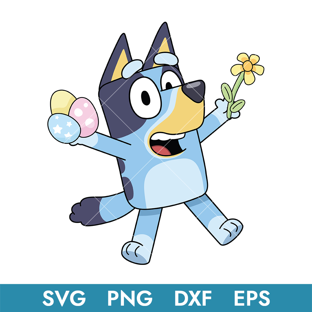 Bluey Happy Easter Svg, Bluey Easter Svg, Bluey, Bluey Svg, | Inspire ...