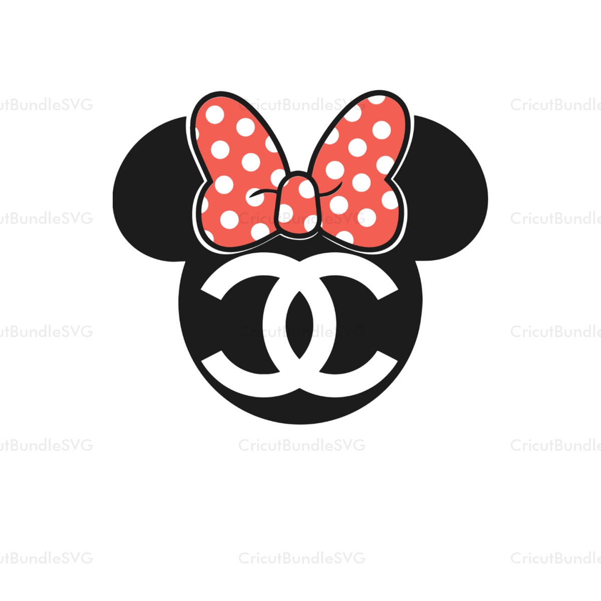 Coco Chanel Minnie Mouse Logo SVG, Chanel SVG, Minnie Mouse - Inspire ...