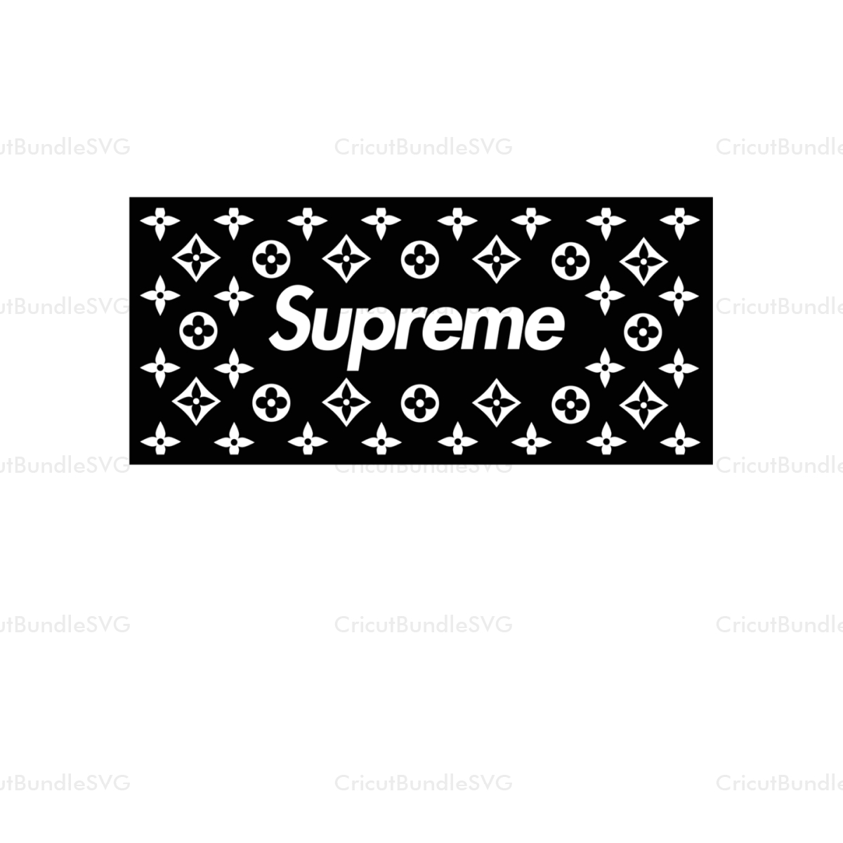 Supreme White Black Logo SVG, Supreme Logo SVG, Supreme SVG, | Inspire ...