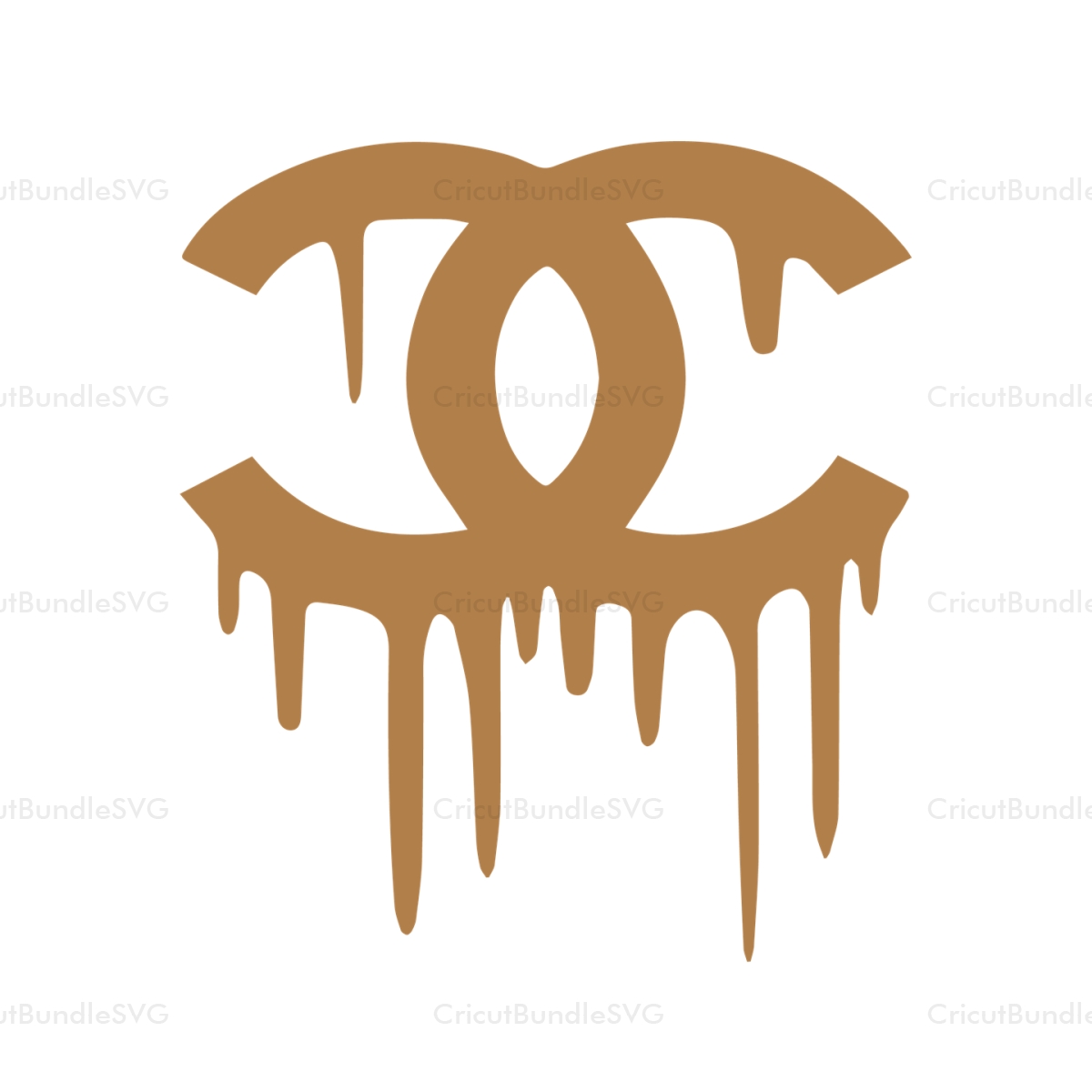 Coco Chanel Golden Dripping Logo SVG, Coco Chanel Logo SVG, | Inspire ...
