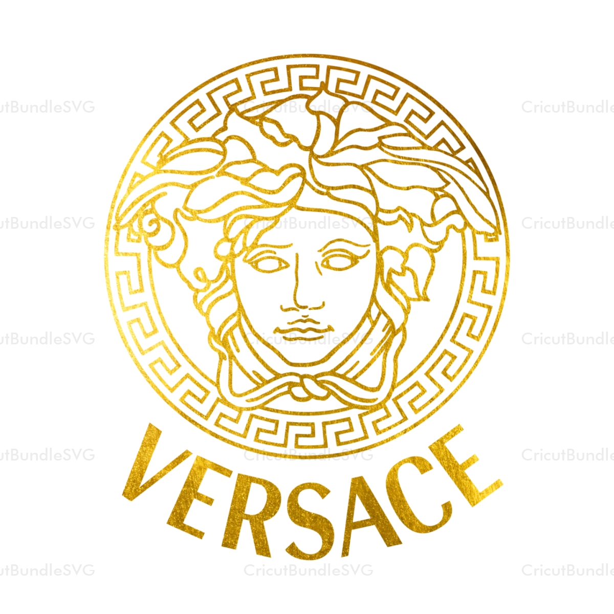 Golden Versace Logo SVG, Versace Logo SVG, Versace SVG, Logo | Inspire ...