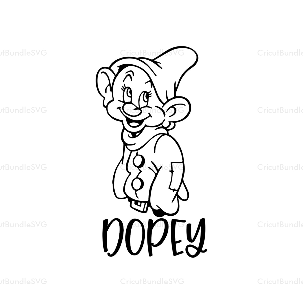 Dopey SVG, The Snow White & 7 Dwarfs SVG, Dwarfs SVG, Disney - Inspire ...