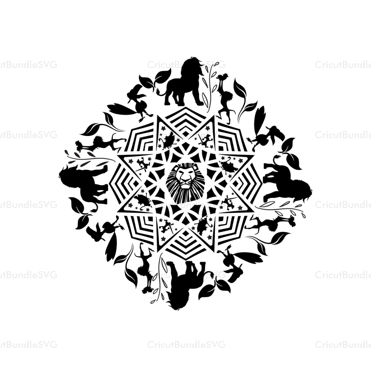 Lion King Mandala SVG, The Lion King SVG, Simba SVG, Disney - Inspire ...