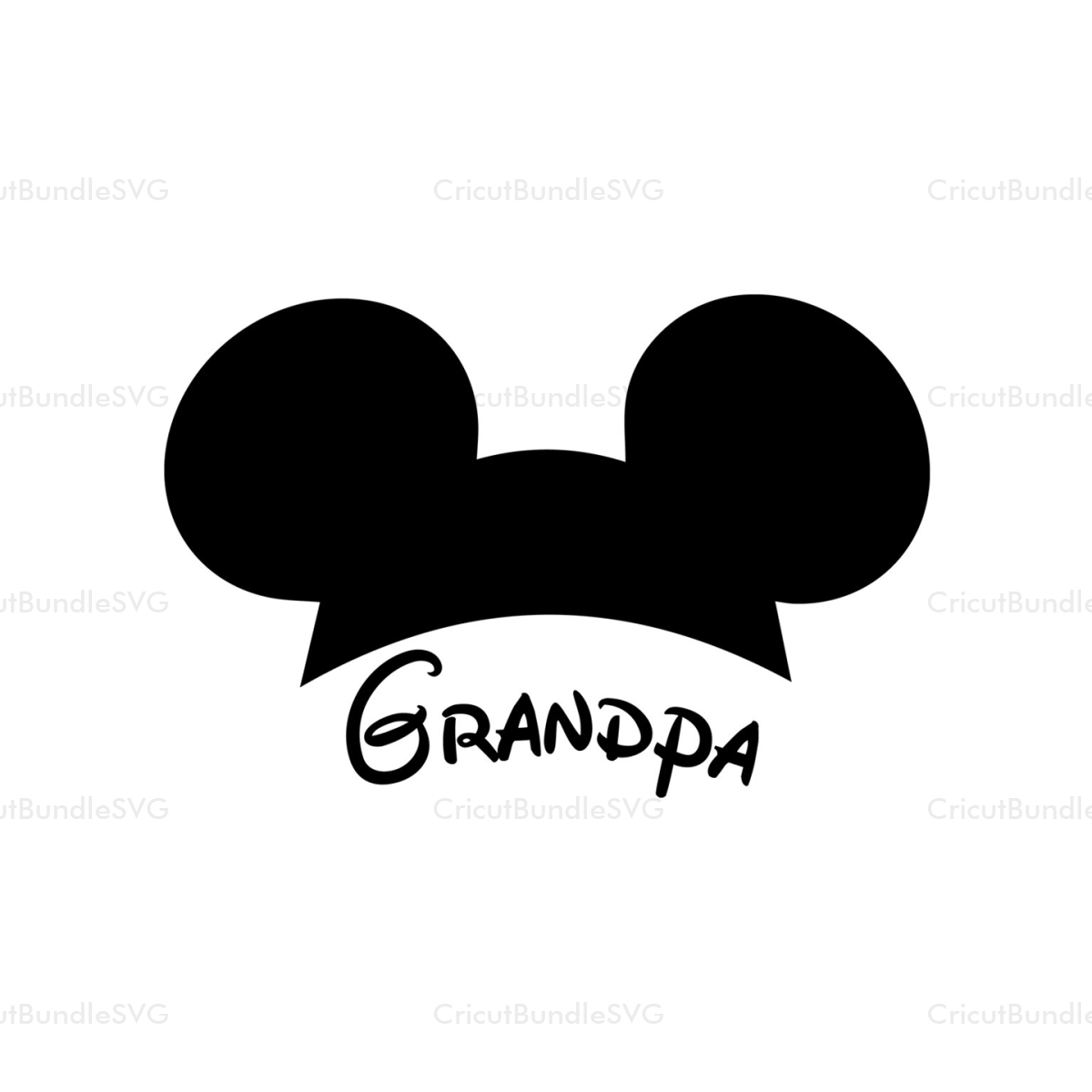 Grandpa Mickey Mouse Ears SVG, Magic Mouse SVG, Disney SVG, - Inspire ...