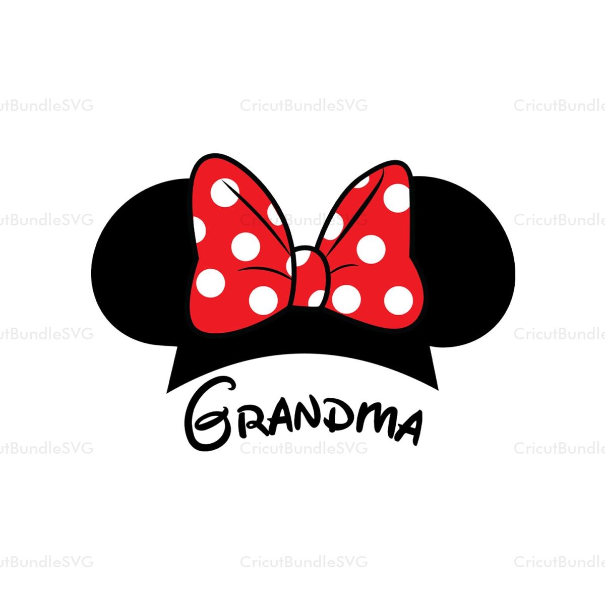 Grandma Minnie Mouse Ears SVG, Magic Mouse SVG, Disney SVG, - Inspire ...