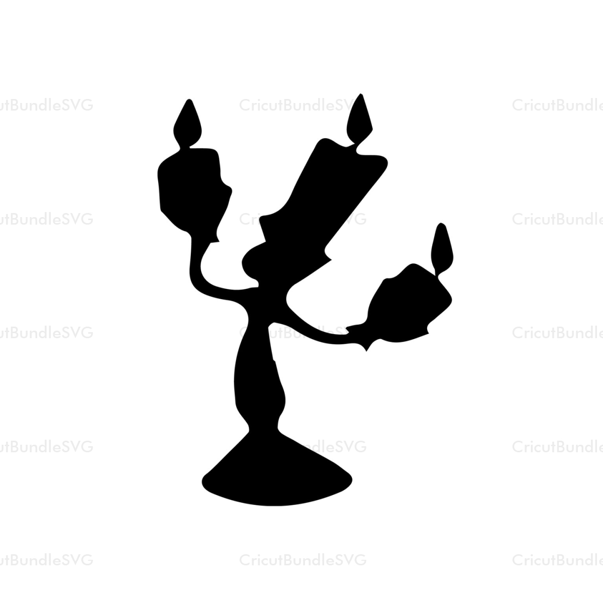 Beauty and The Beast Lumiere SVG, Disney Lumiere Silhouette, - Inspire ...