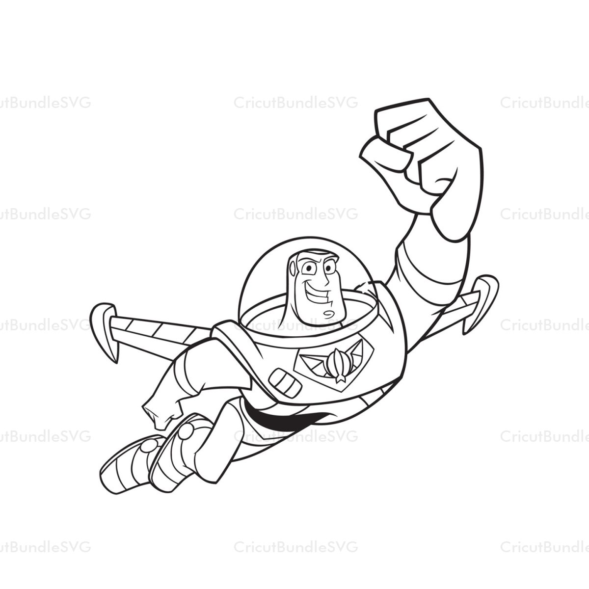 Buzz Lightyear Svg, Buzz Lightyear Clipart, Cartoon Svg, Buz - Inspire ...