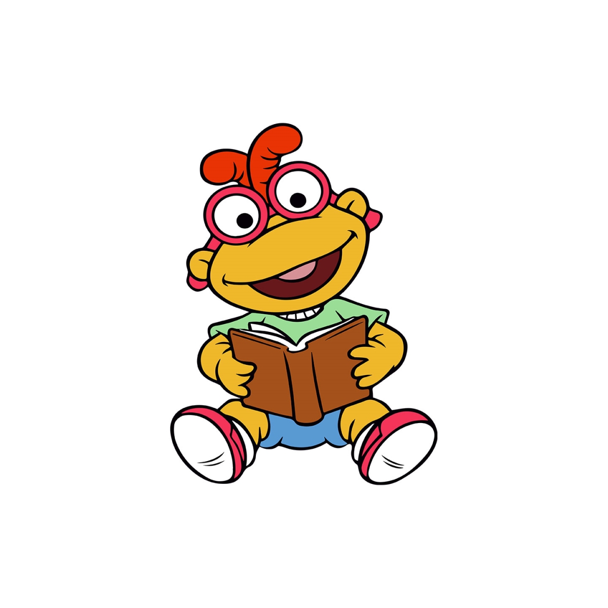 Skeeter Reading Book The Muppet Babies SVG | Inspire Uplift