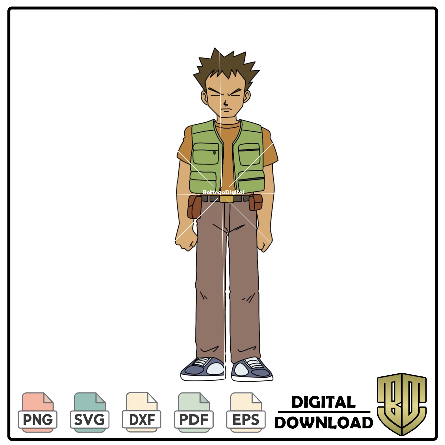 Cartoon Characters Pokemon Takeshi SVG Cutting Files | Inspire Uplift