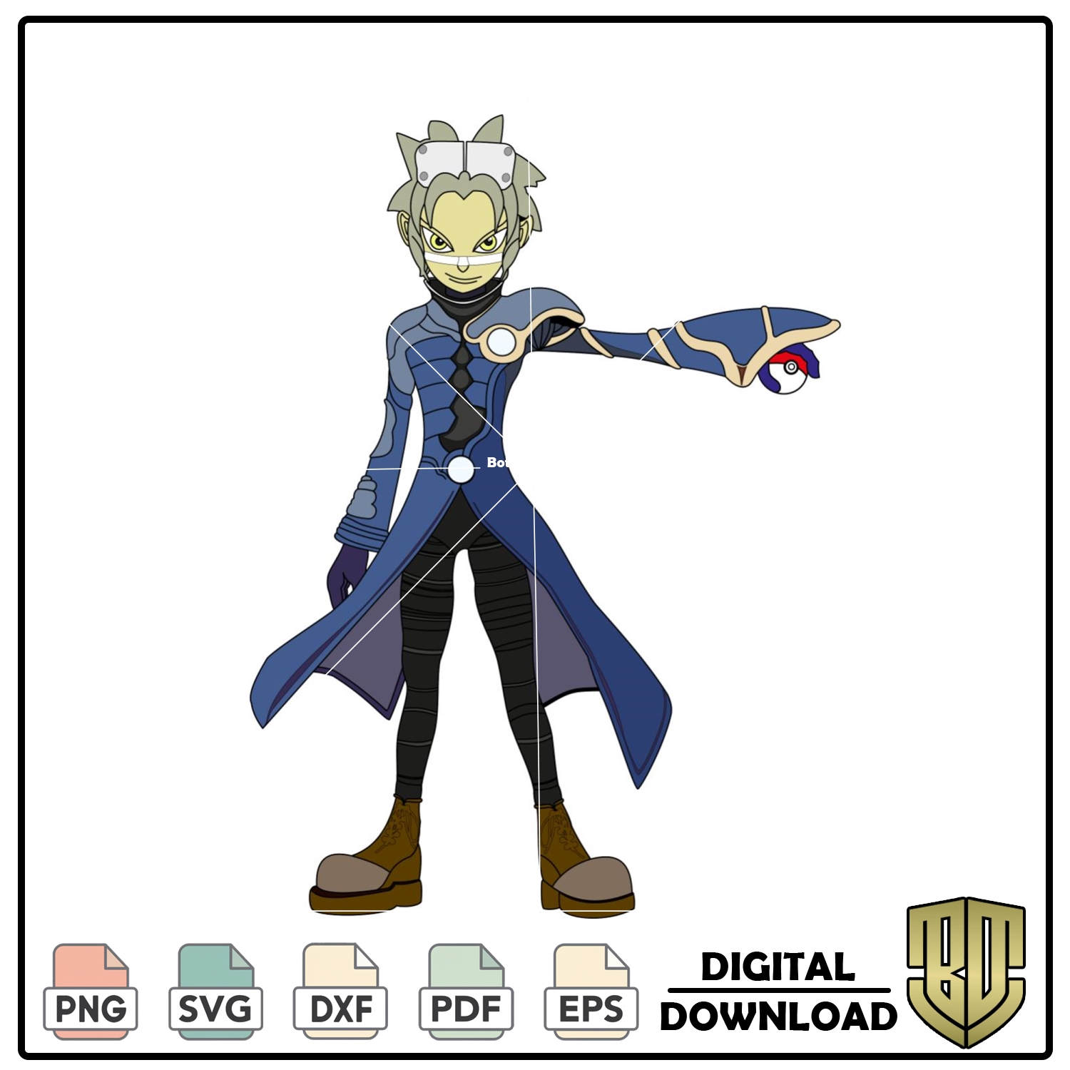 Cartoon Characters Pokemon Colosseum Wes SVG Cutting Files - Inspire Uplift