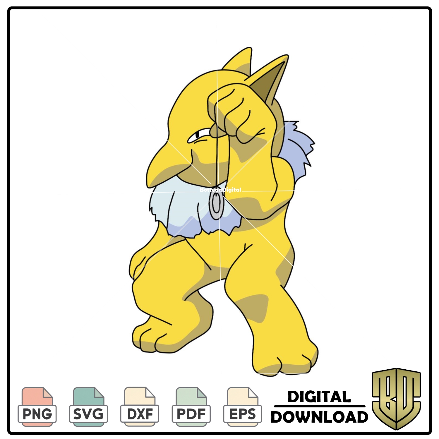 Psychic Pokemon Hypno Pokedex Anime SVG | Inspire Uplift