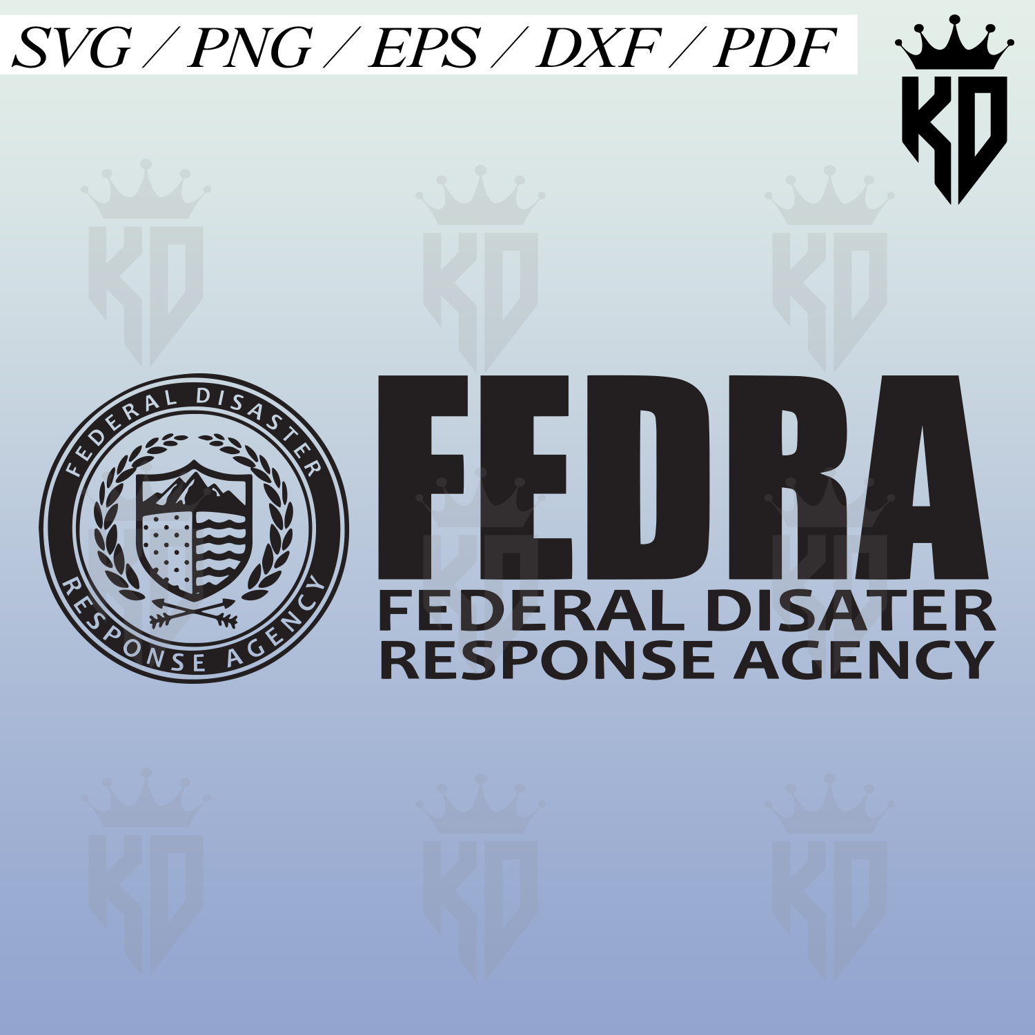 FEDRA Federal Disaster Response Agency Logo The Last of Us V | Inspire ...