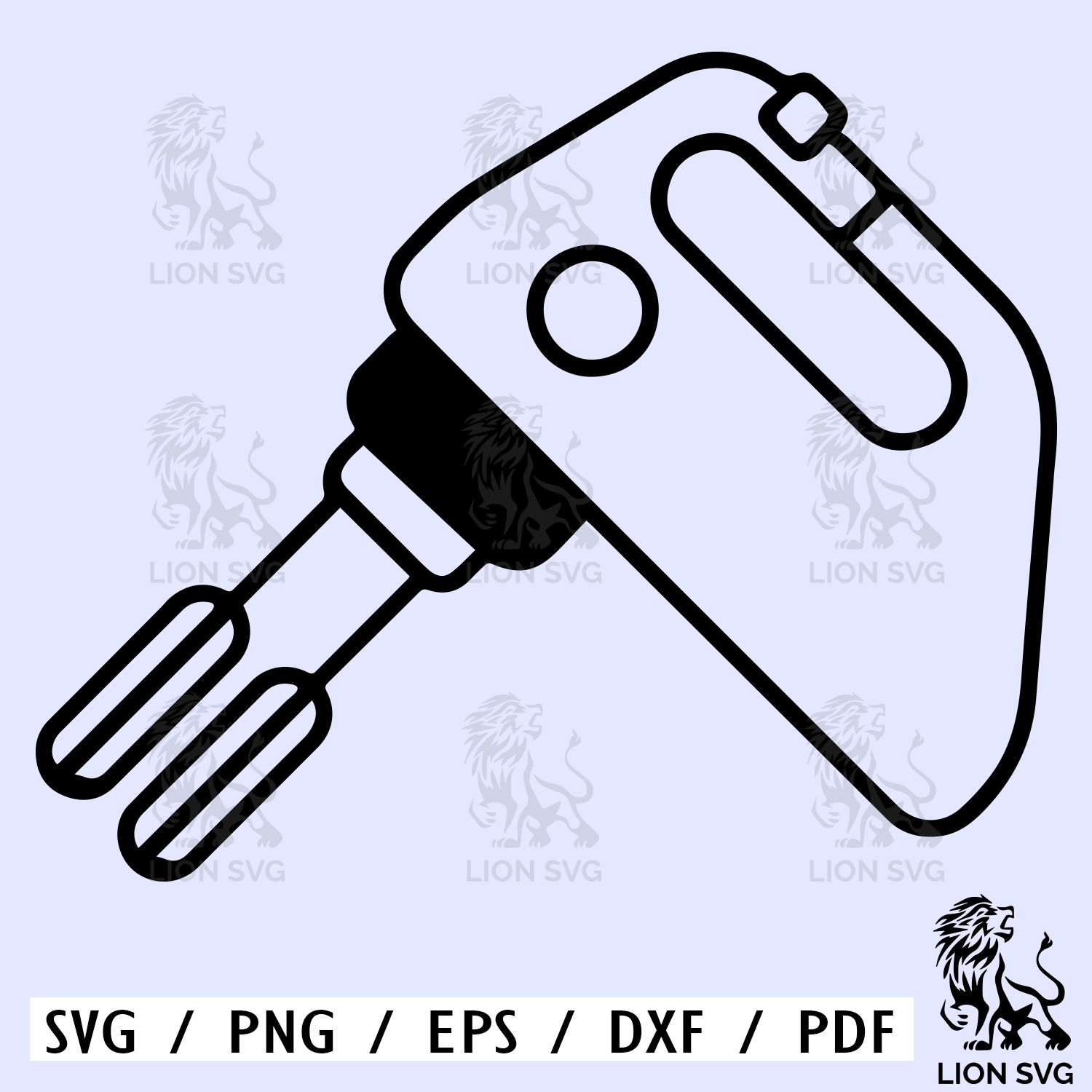 Hand Mixer Svg, Baking Svg, Hand Mixer Clipart, Baking Utens | Inspire ...