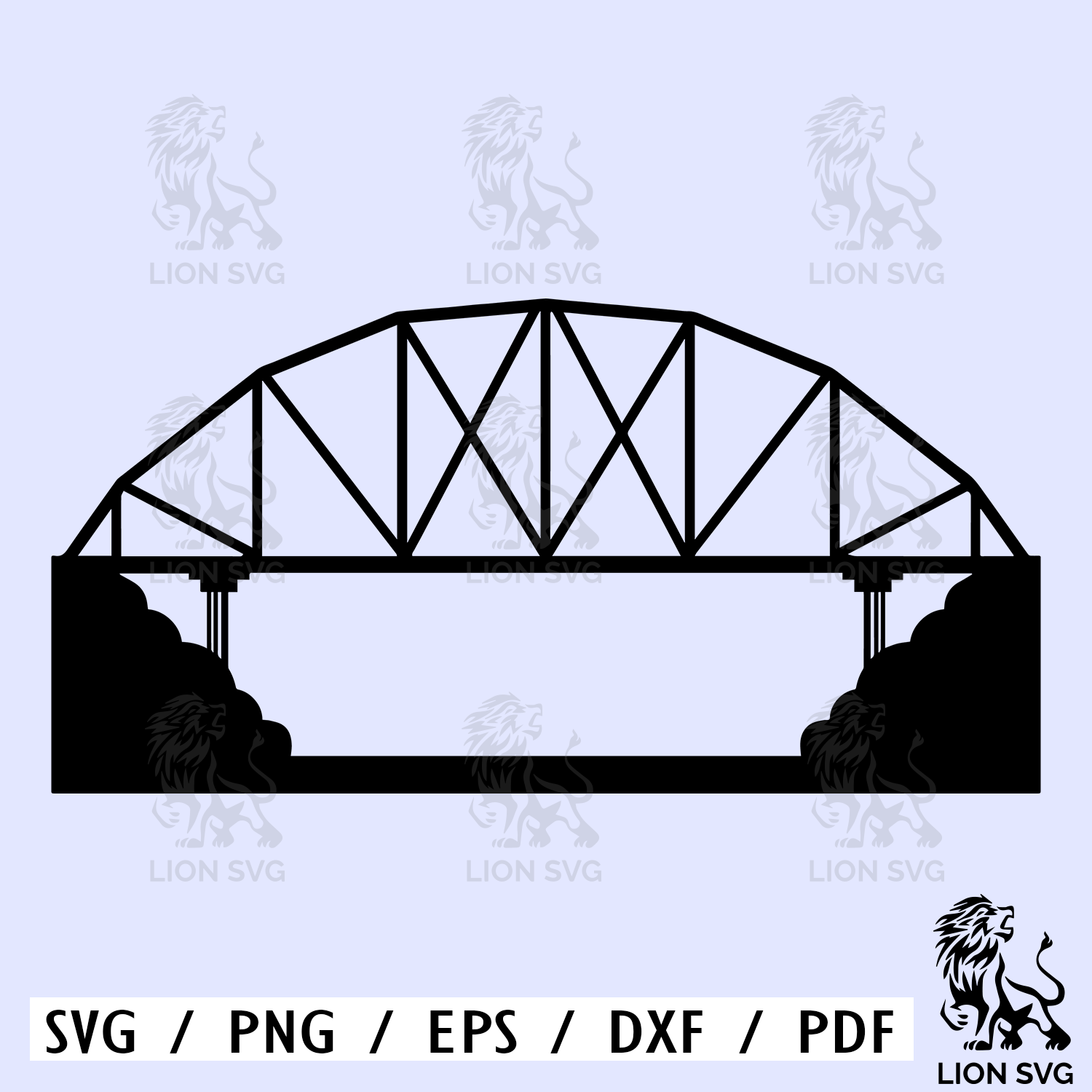 Bridge 5 SVG, Bridge SVG, Bridge Clipart, Bridge Files for C | Inspire ...