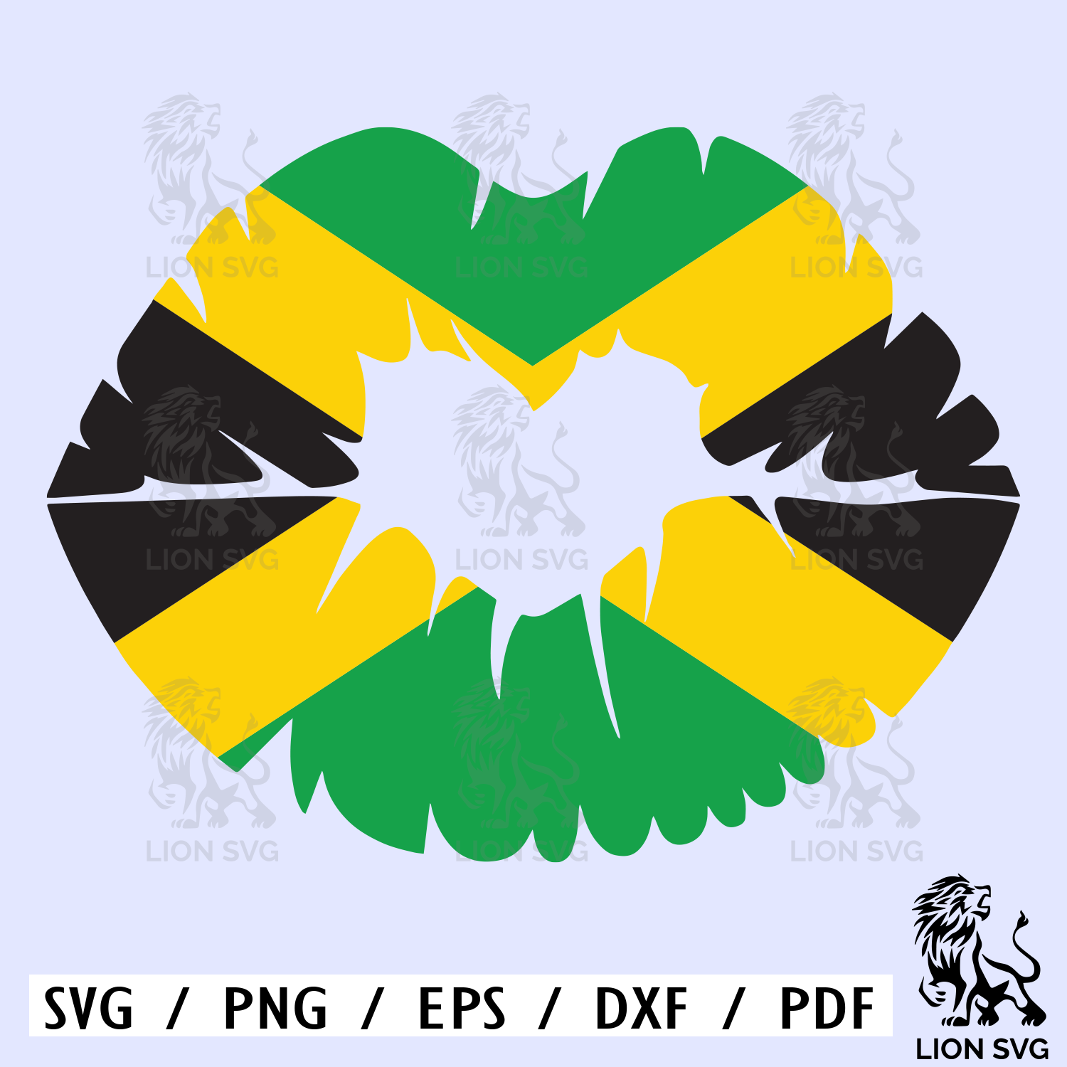 jamaica flag clipart - Inspire Uplift