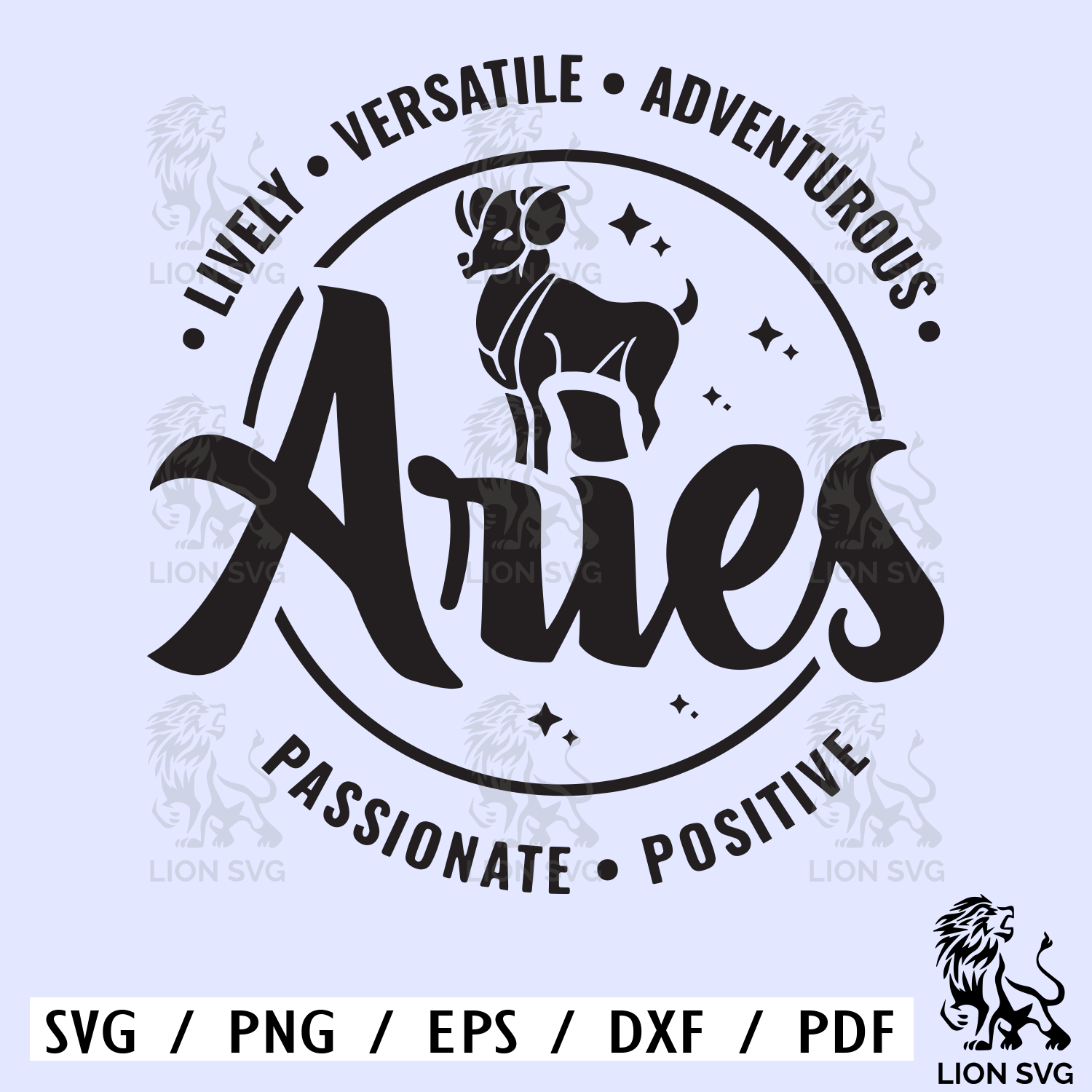 Aries SVG, aries Astrological Sign, Digital Download, Horosc | Inspire ...
