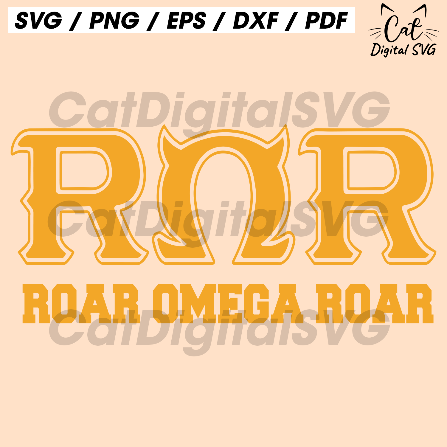 Monsters University ROR Roar Omega Roar SVG | Instant Downlo - Inspire ...