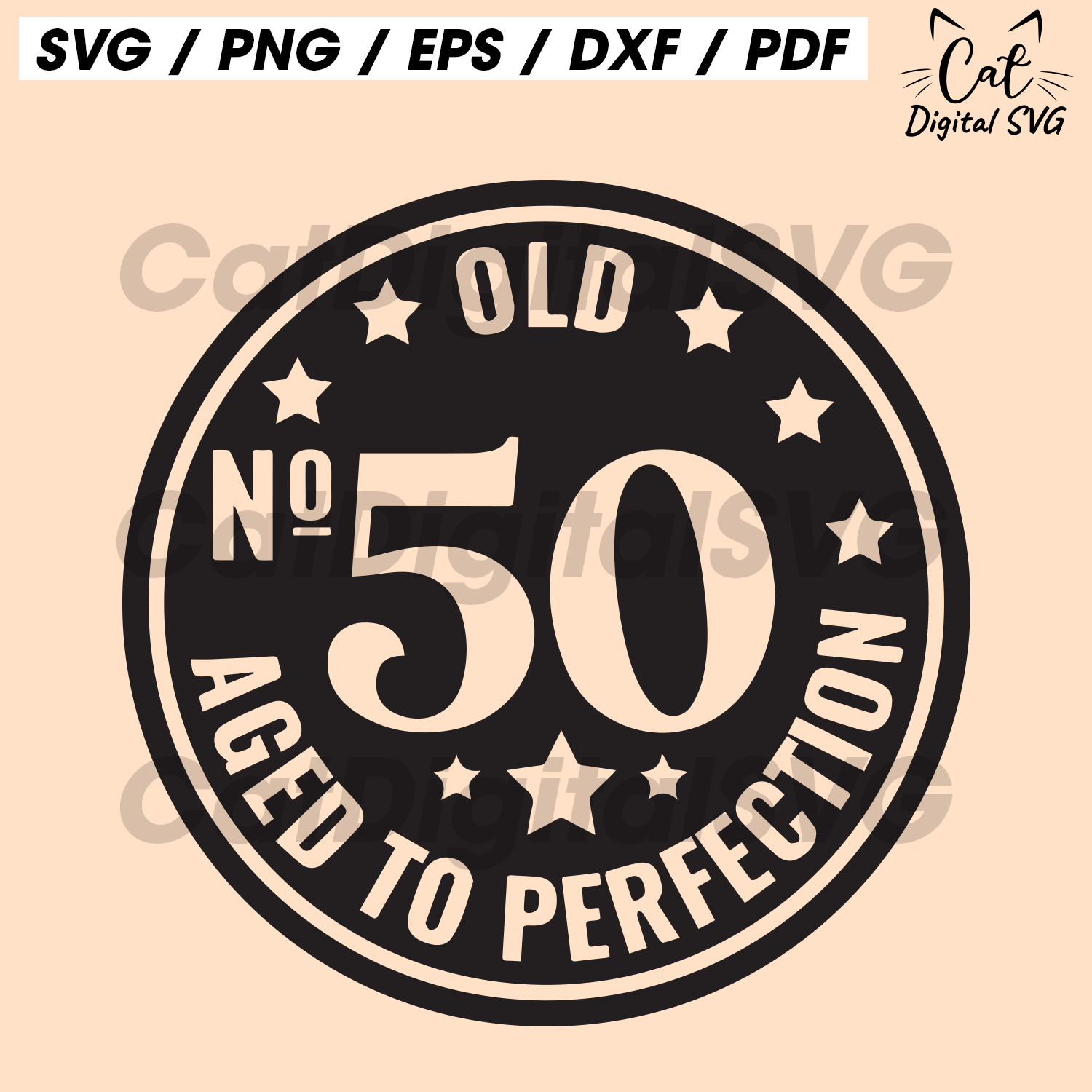 50th birthday svg, 50th svg, Old Number 50 svg, 50th Cut Fil - Inspire ...