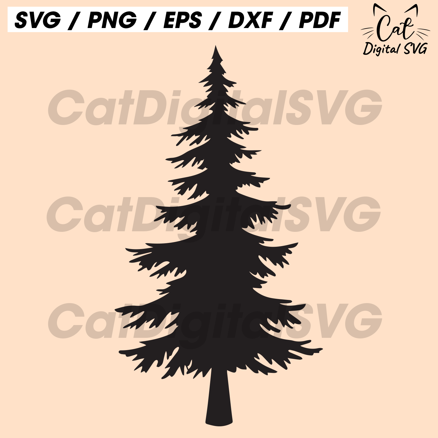 pine tree svg - Inspire Uplift