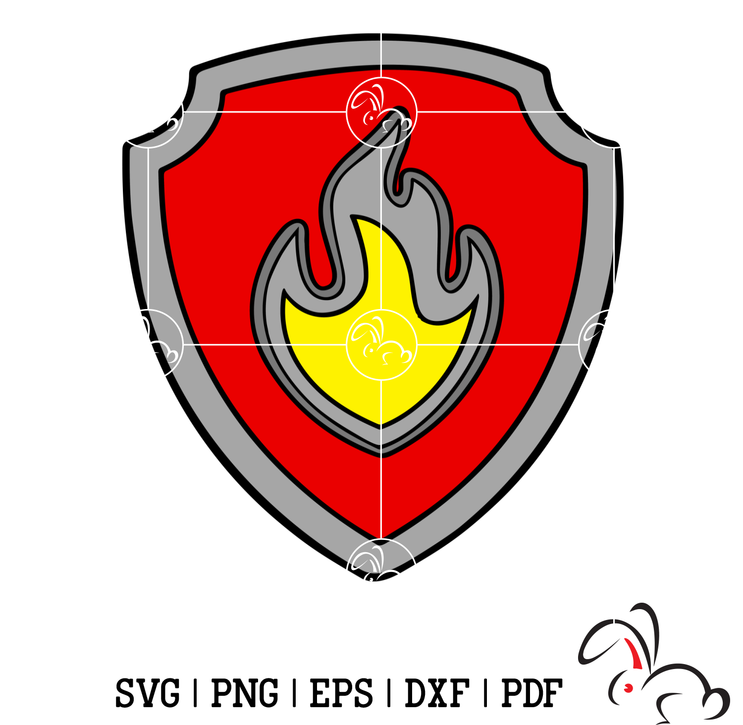 Marshall Badge Paw Patrol svg, Paw patrol Clipart, Cartoon P - Inspire ...