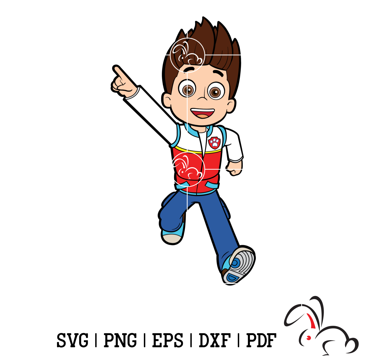 Ryder Paw Patrol svg, Paw patrol Clipart, Cartoon Paw Svg, D | Inspire ...