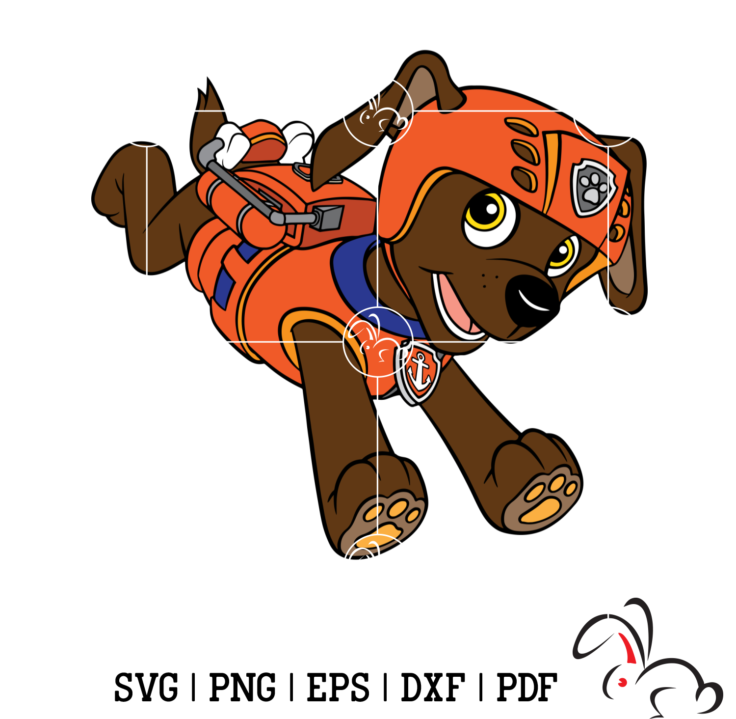 Zuma Patrol svg, Paw patrol Clipart, Cartoon Paw Svg, Dog Pa | Inspire ...