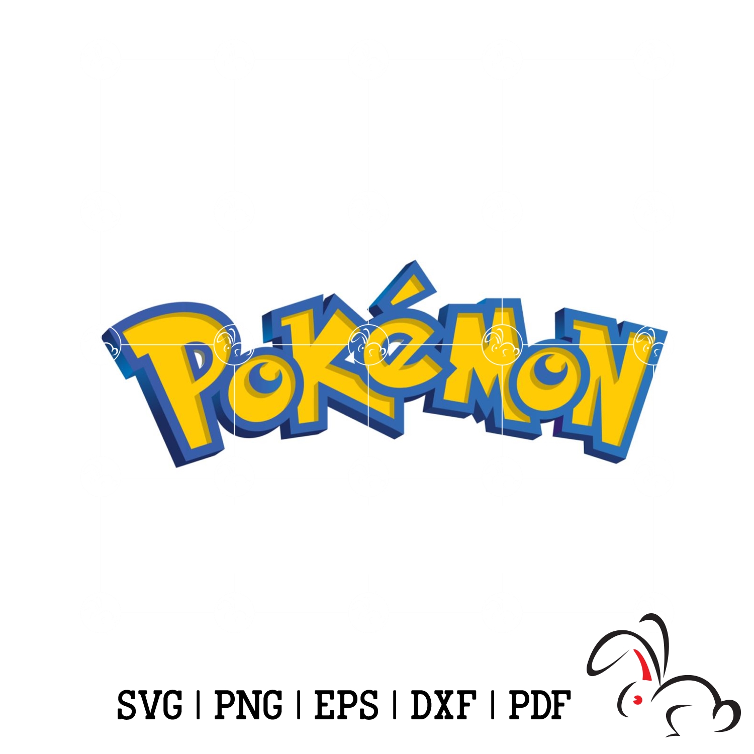 Anime Cartoon Pokemon Logo SVG Vector | Inspire Uplift