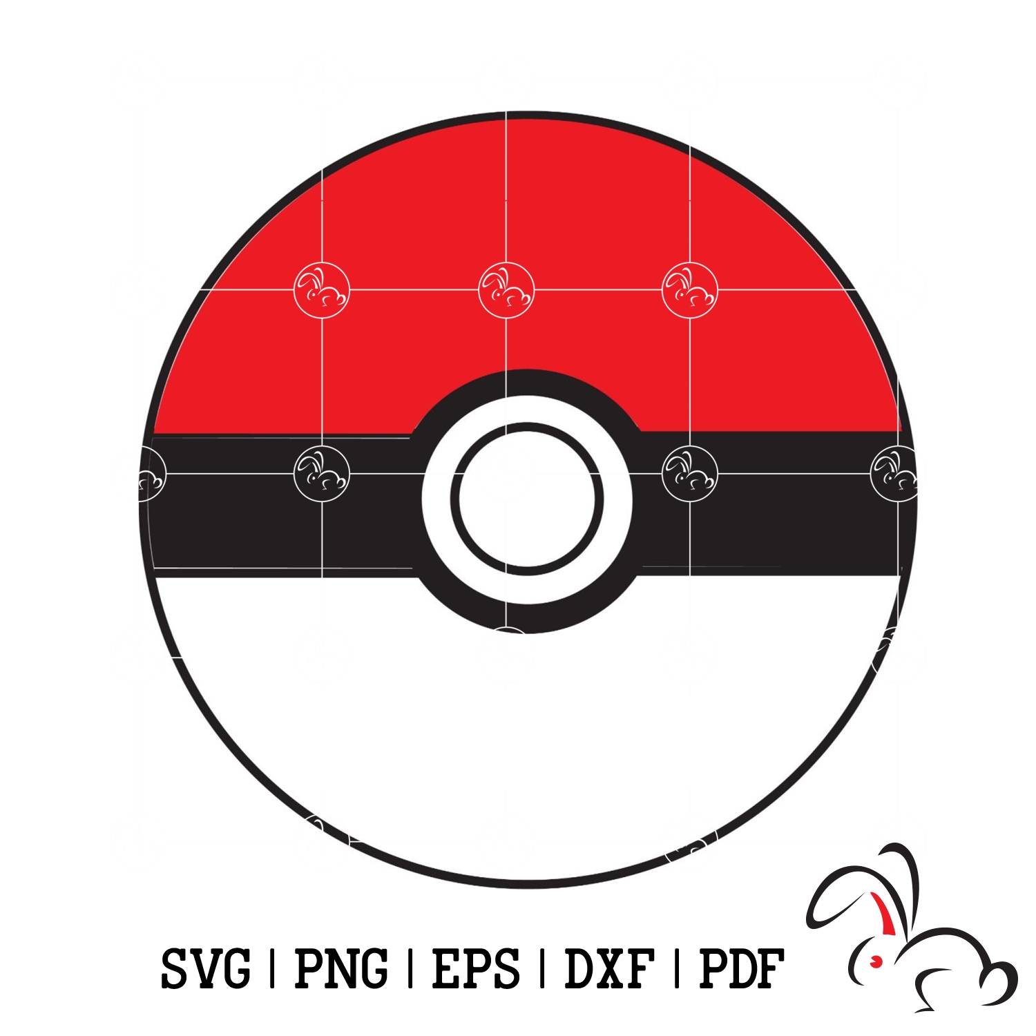 Poke Ball Logo Pokemon Go Anime Cartoon SVG | Inspire Uplift