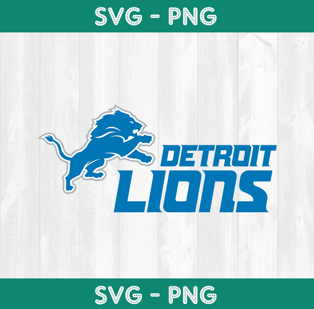 Detroit Lions Logo Svg, Detroit Lions Svg, NFL Logo Svg, NFL | Inspire ...