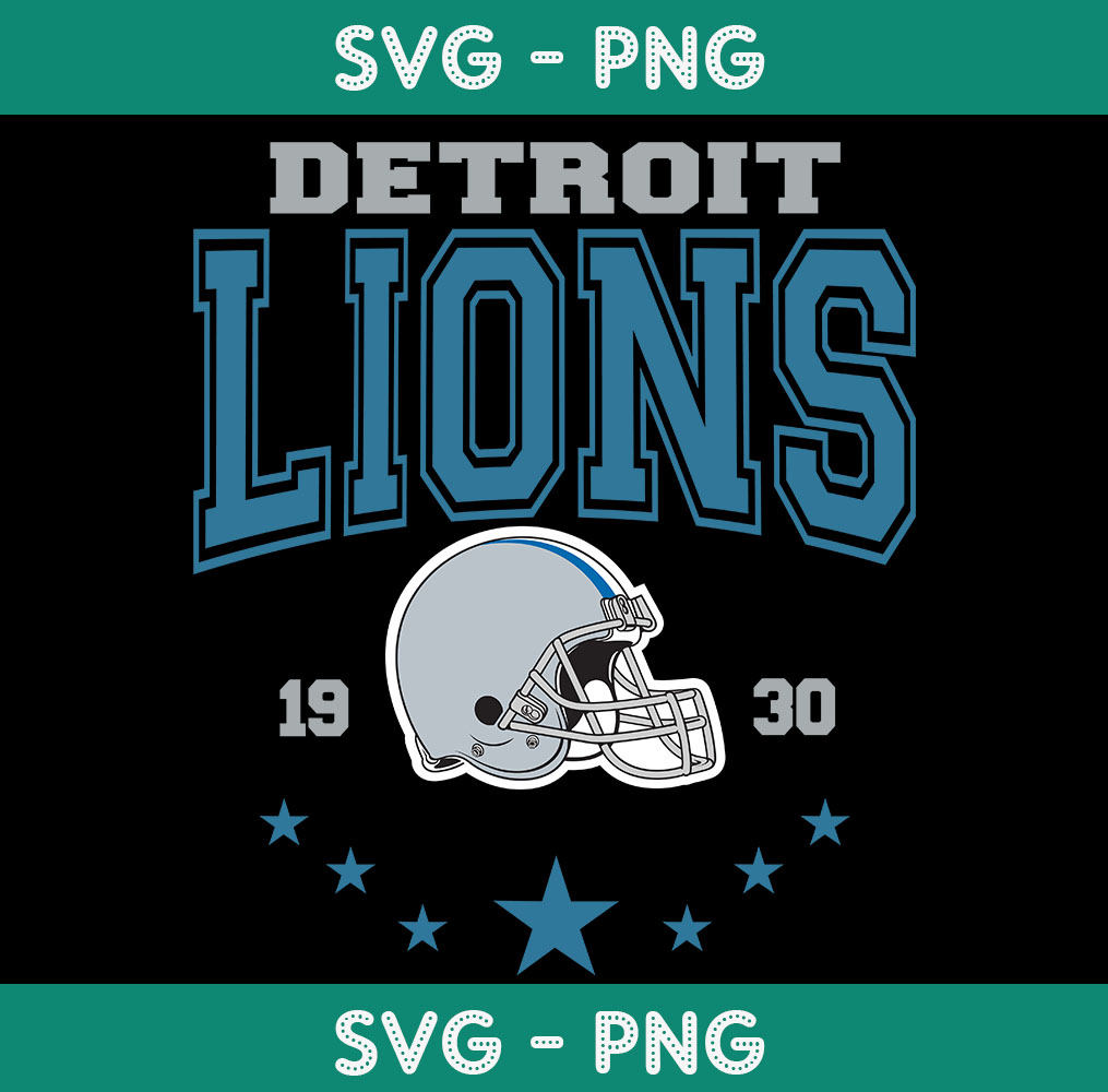 Detroit Lions Football 1930 Svg,Detroit Lions Svg, NFL Logo | Inspire ...