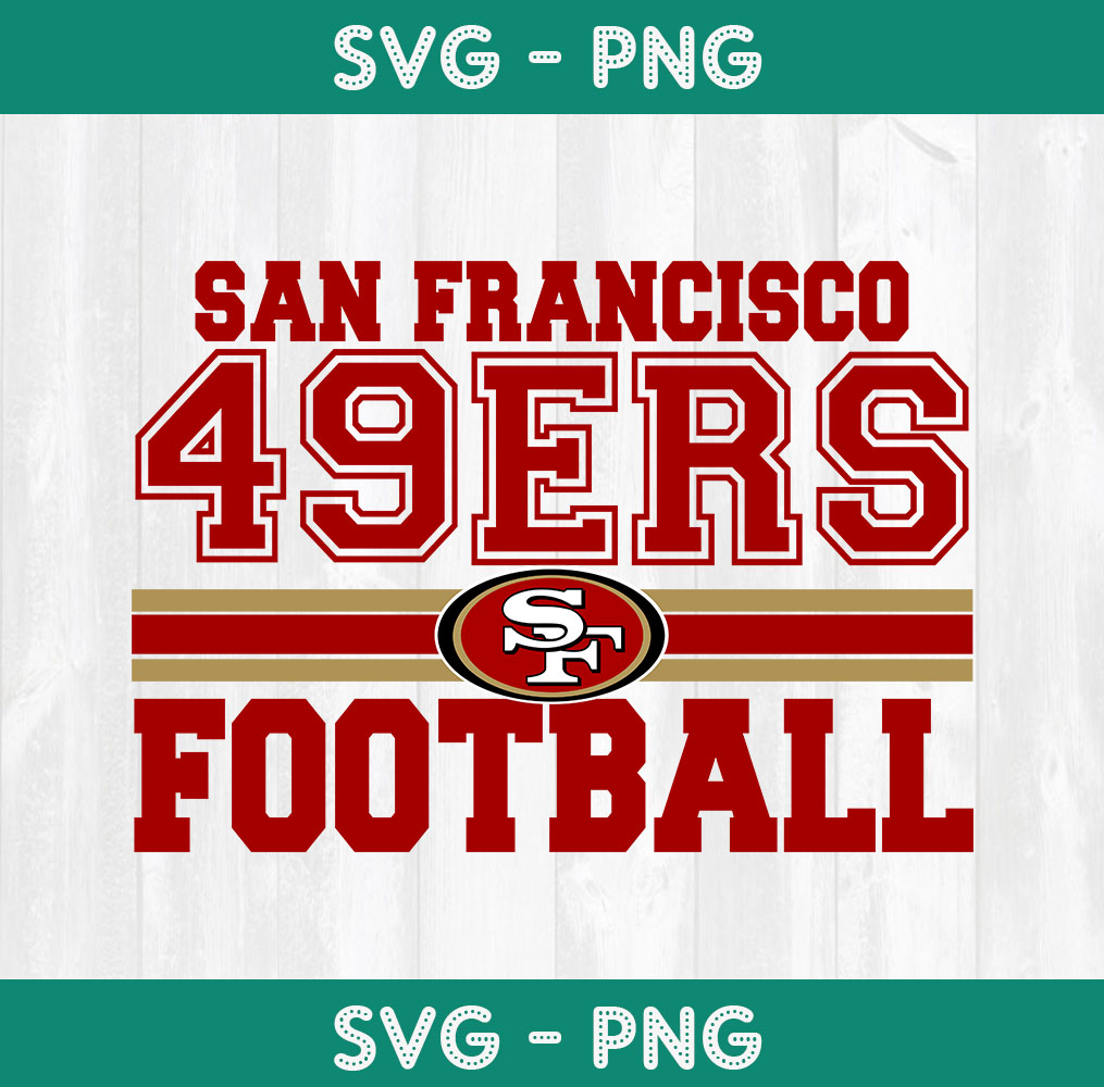 49ers Football Log Svg, San Francisco 49ers Svg, NFL Logo Sv | Inspire ...
