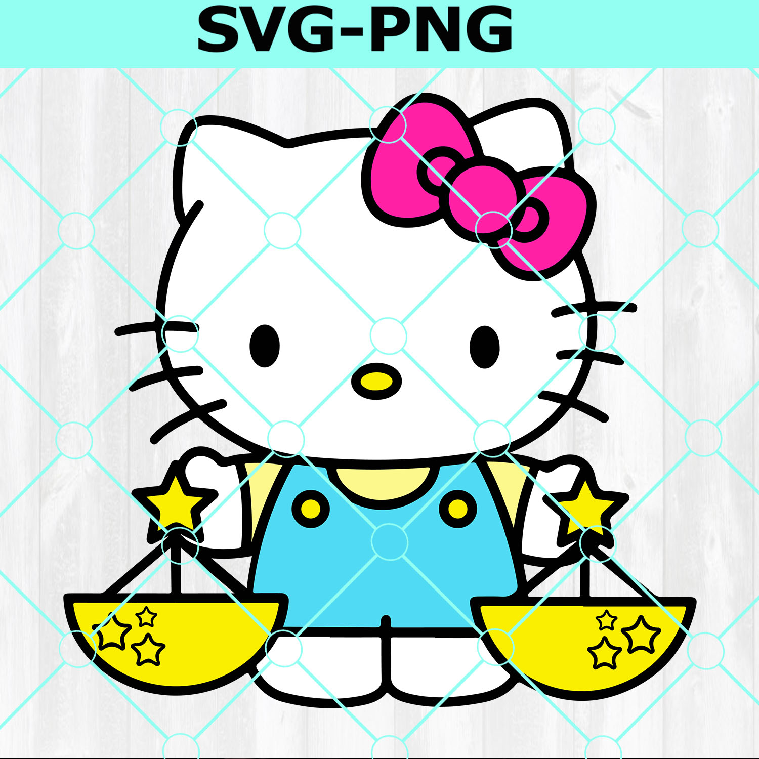 Hello Kitty Libra Svg, Libra Zodiac Svg, Hello Kitty Svg, Ki | Inspire ...