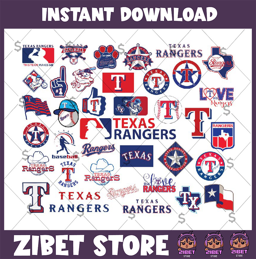 37 Files Texas Rangers Svg, Baseball Clipart, Cricut Texas s | Inspire ...