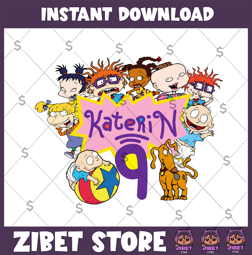 Rugrats custom logo Svg, Rugrats logo personalized with name | Inspire ...