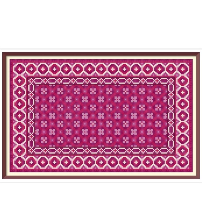 Barbie Rug - Cross Stitch Pattern - PDF Making Miniature Ori | Inspire ...